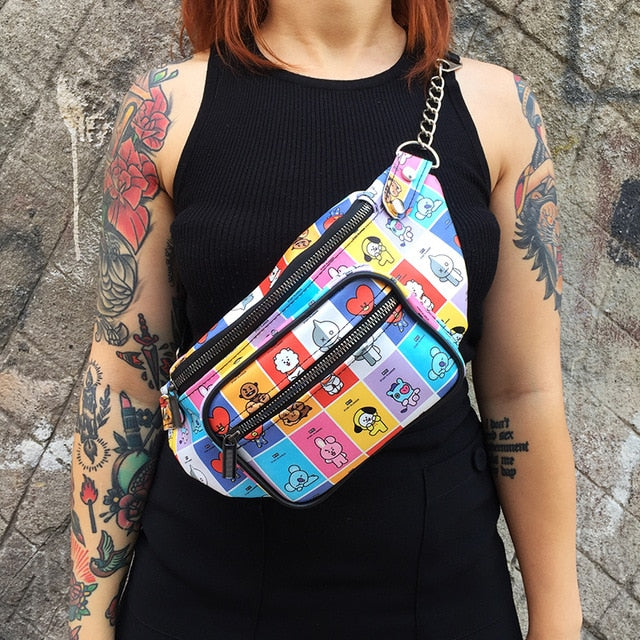 BT21 Characters Waist Bag – Sugar Seoul